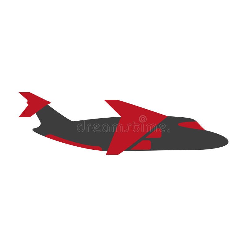 Red and black plane stock vector. Illustration of tourism - 94228687