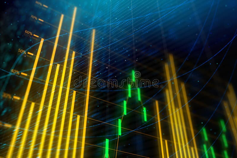 Bright forex chart texture stock illustration. Illustration of ...