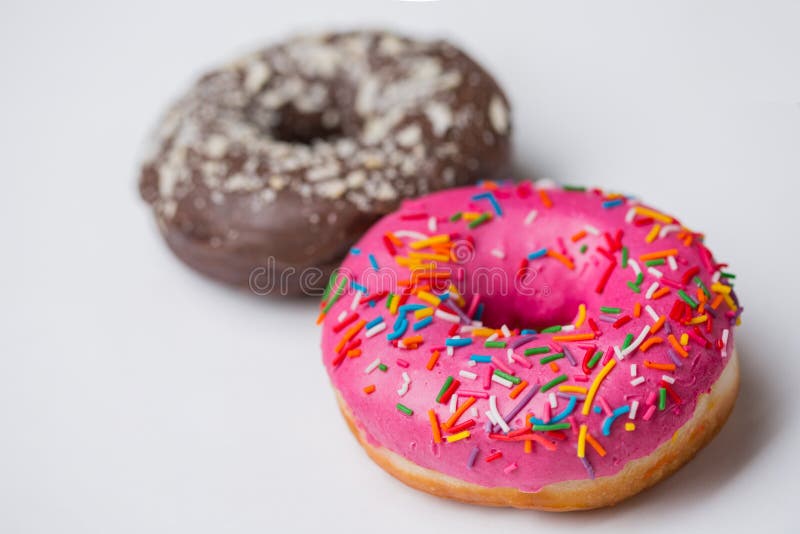 Bright fresh donuts stock photo. Image of donut, glaze - 90336004