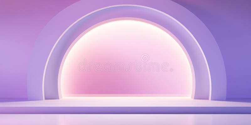 Bright Frosted Glass Effect Virtual Background AI Generated Stock ...