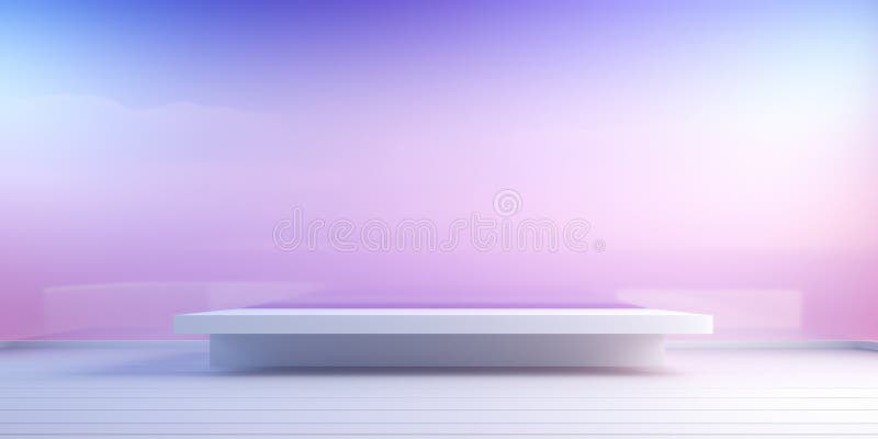 Bright Frosted Glass Effect Virtual Background AI Generated Stock ...
