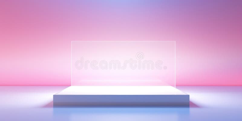 Bright Frosted Glass Effect Virtual Background AI Generated Stock ...