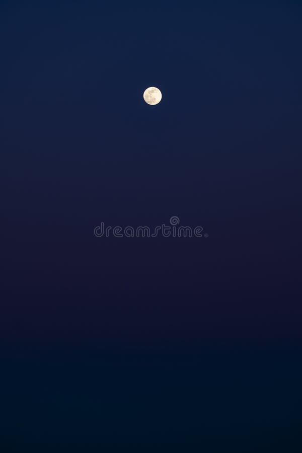 Full Moon at Dusk #2 stock photo. Image of deep, colorful - 139825058