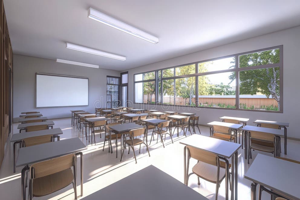 A Bright and Functional Classroom Designed for Structured Learning and ...