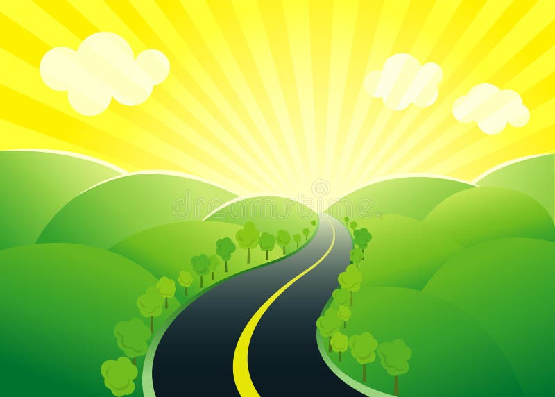 Bright future stock vector. Illustration of country, urban - 13128189