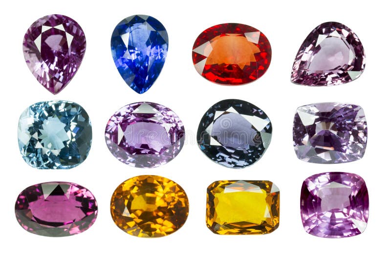 Big unique gems collection stock photo. Image of citrine - 7425460