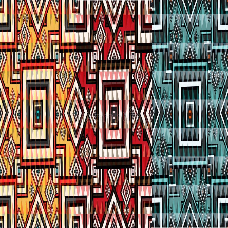 Bright Geometric Abstract Color Pattern Stock Vector - Illustration of ...