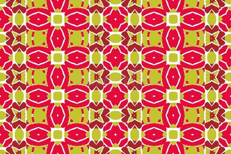 Bright Geometric Background in Traditional Tile Style. Design for ...