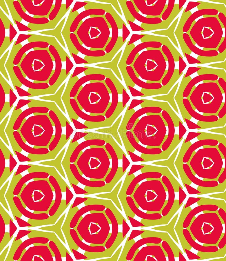 Bright Geometric Background in Traditional Tile Style. Design for ...