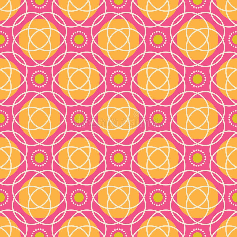 Bright Geometric Seamless Pattern Stock Vector - Illustration of ...