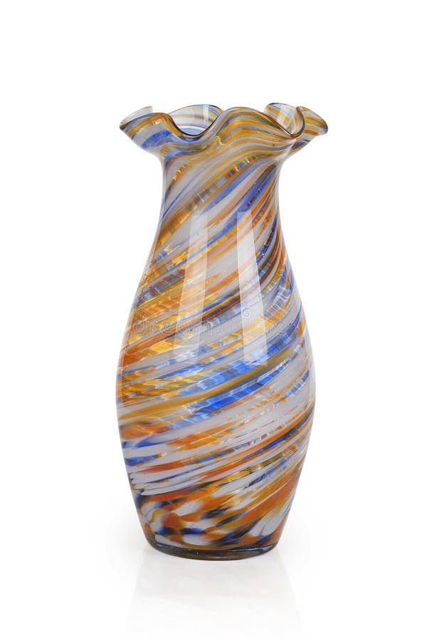 Bright glass vase stock image. Image of floral, design - 44414981