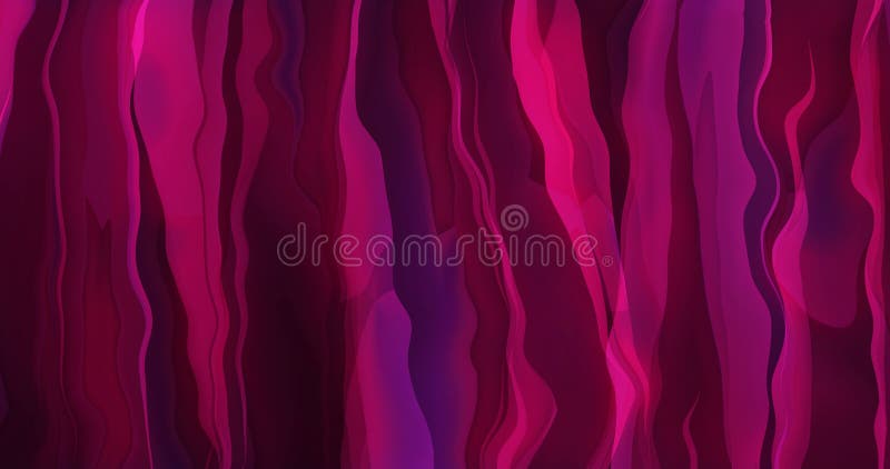 Bright Glowing Beautiful Iridescent Red Ruby Translucent Lines Waves ...