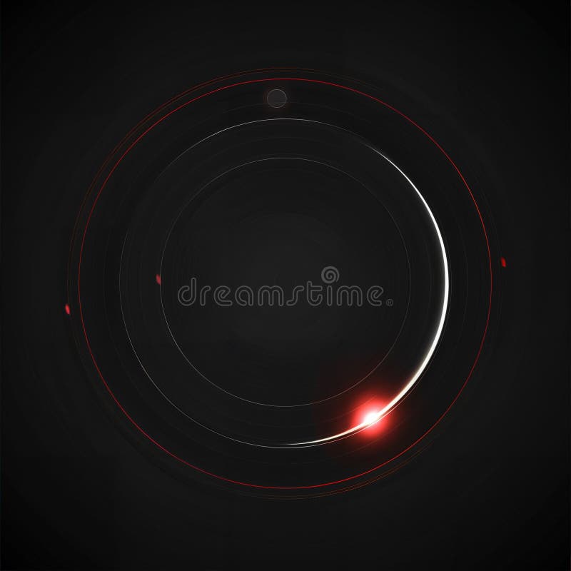 4K Ultra-clear Dynamic Light Circle Effect Stock Illustration ...