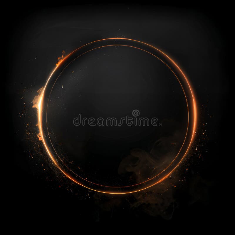 4K Ultra-clear Dynamic Light Circle Effect Stock Illustration ...