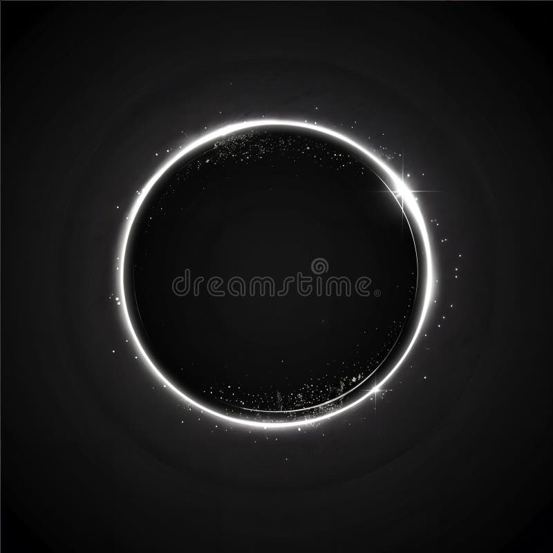 4K Ultra-clear Dynamic Light Circle Effect Stock Illustration ...