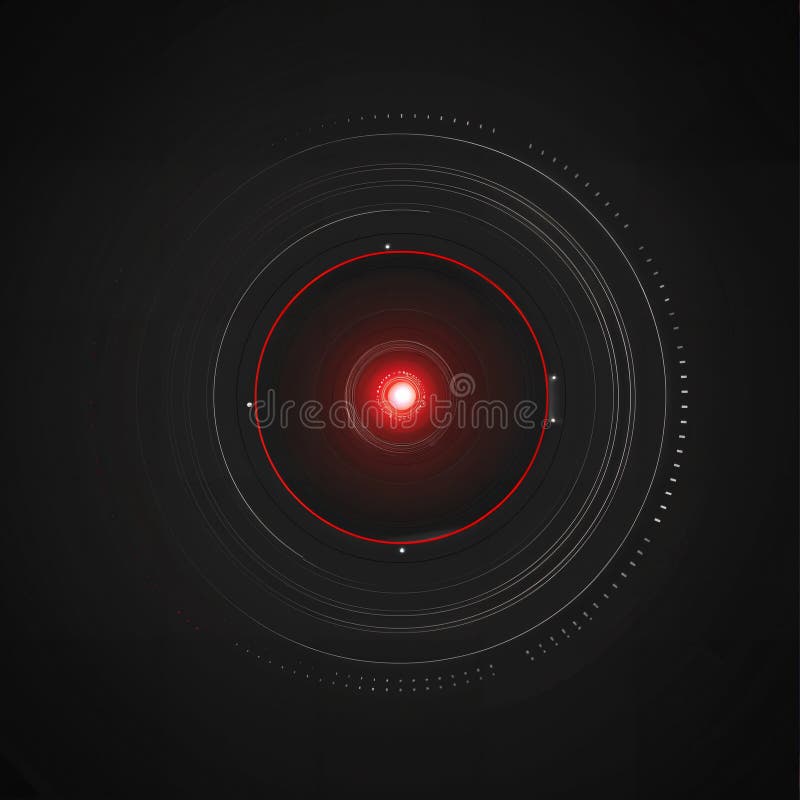 4K Ultra-clear Dynamic Light Circle Effect Stock Illustration ...