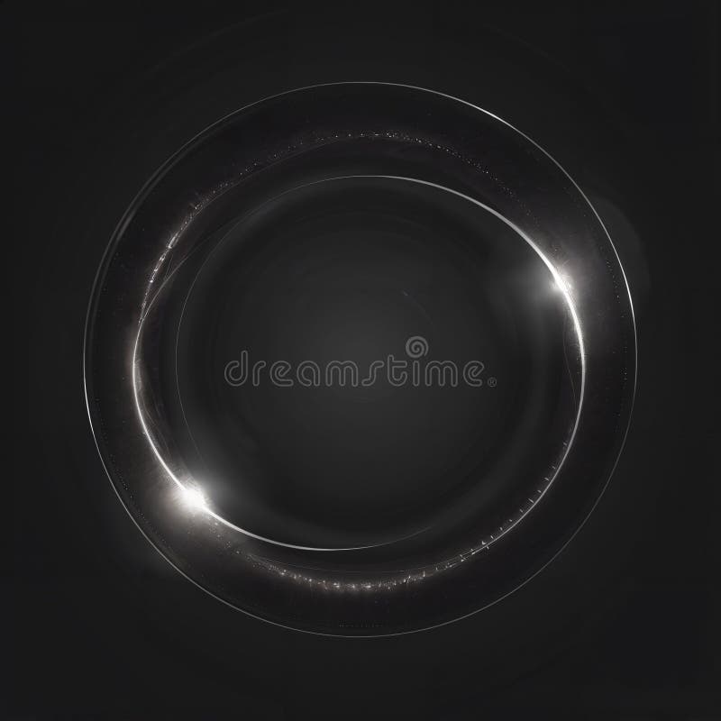4K Ultra-clear Dynamic Light Circle Effect Stock Illustration ...