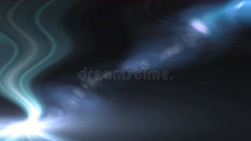 Bright, Glowing, Flashing Light in the Lower Left Corner with Rays ...