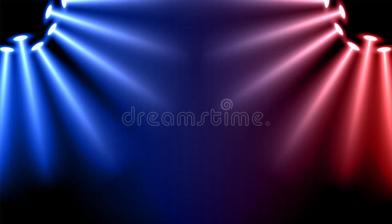 Spot Focus Lights on Transparent Background Stock Vector - Illustration ...