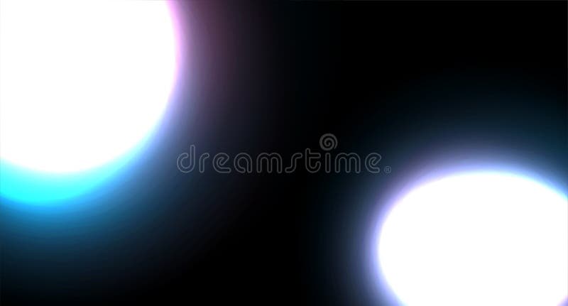 Bright Glowing Neon Spots of Light Abstract Background Stock ...
