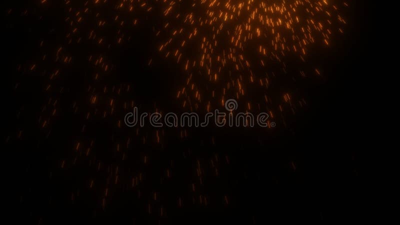 Bright Glowing Sparks Particles. Fireworks Like Background Stock ...
