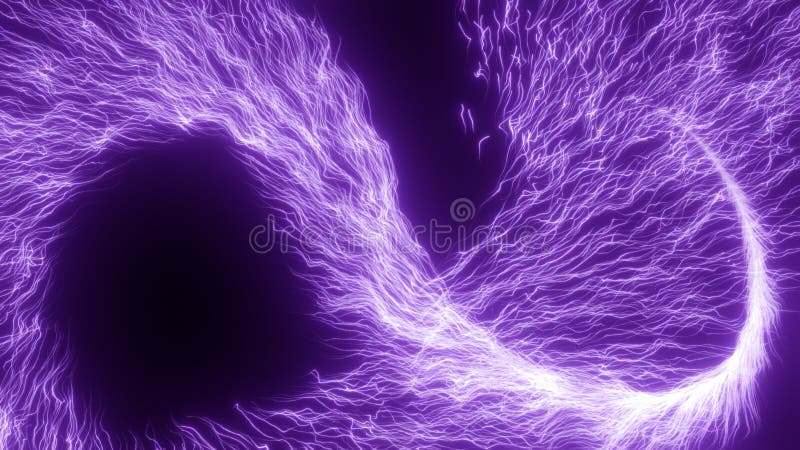 Bright Glowing Sparks Particles Spinning in a Circle. Fireworks with ...