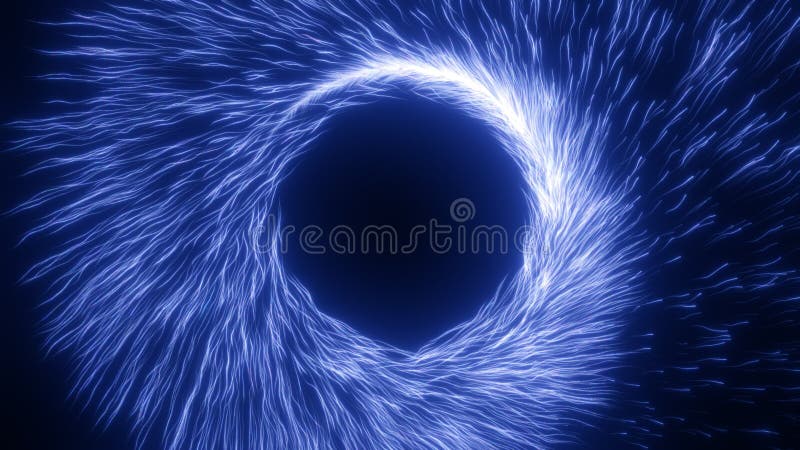 Bright Glowing Sparks Particles Spinning in a Circle. Fireworks with ...