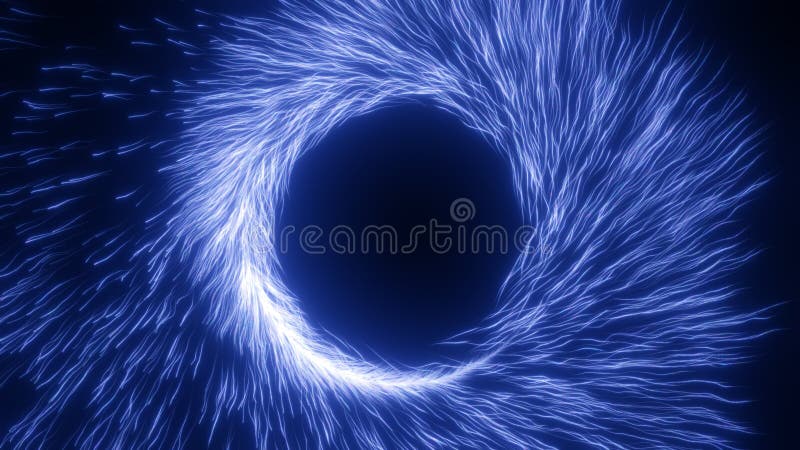 Bright Glowing Sparks Particles Spinning in a Circle. Fireworks with ...