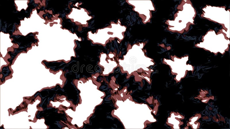 Bright Glowing Spots Move on Black Background. Motion. Flickering Spots ...