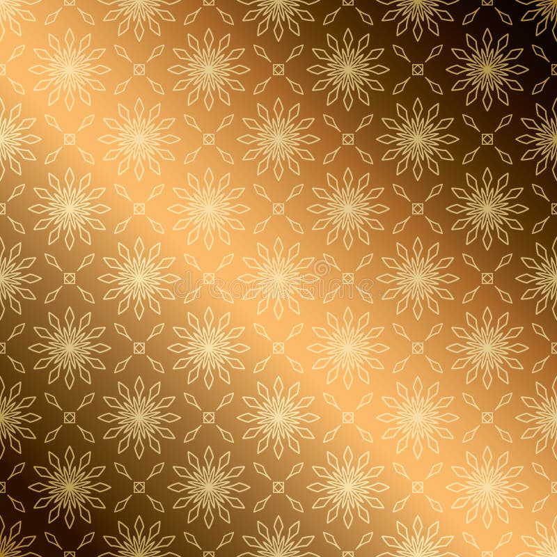 Bright Gold and Brown Vector Geometric Background Stock Vector ...