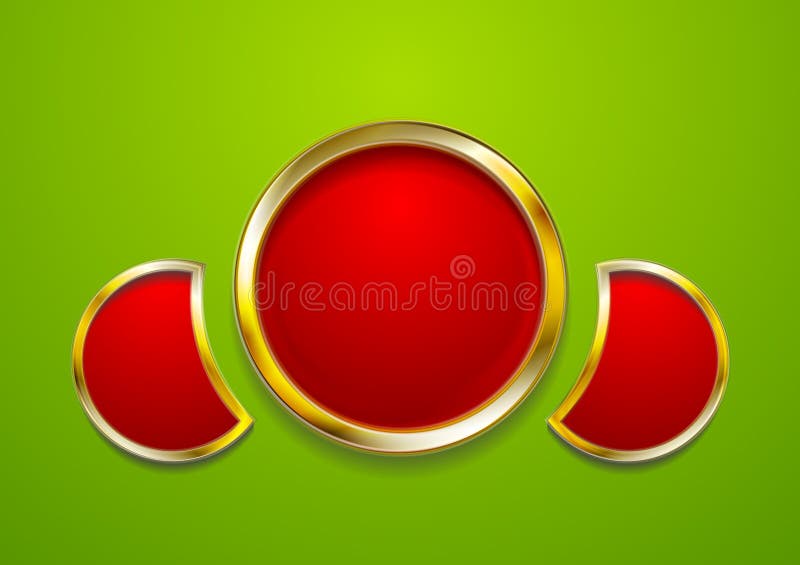 Bright Golden Frame Vector Design Stock Illustration - Illustration of ...