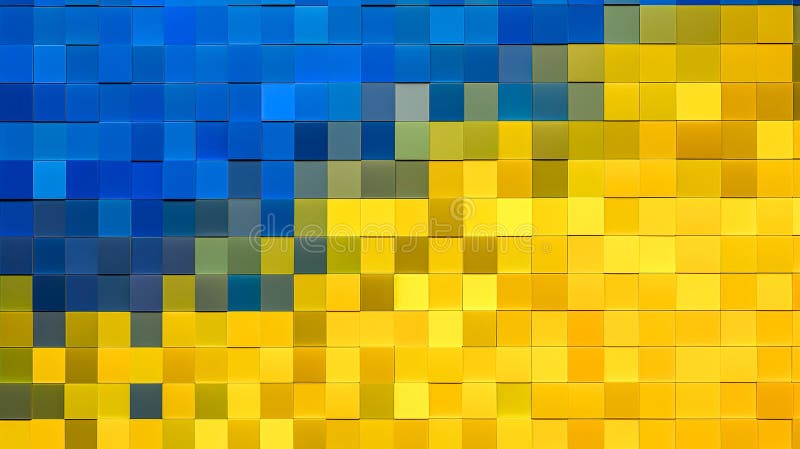 Bright Gradient Background, Blue Color Turning into Yellow, Generative ...