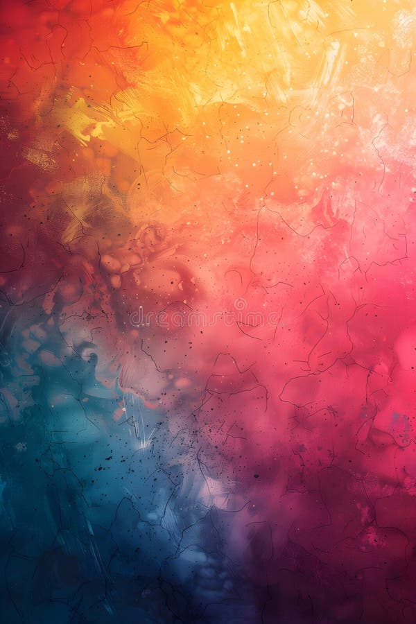 Bright Gradient Background with Colorful Grains. it Represents a Mix of ...