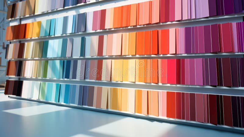 Paint Samples Display stock photo. Image of samples, swatches - 14663666
