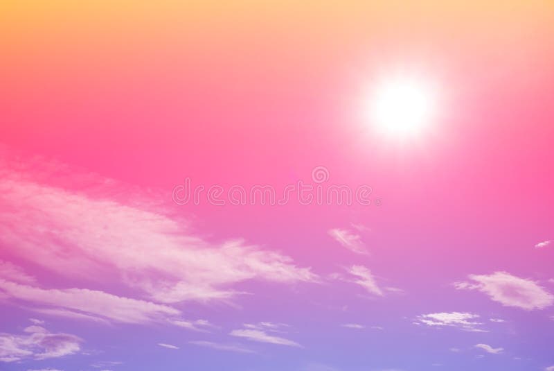 Bright Gradient Colorful Sky Stock Image - Image of pure, beam: 76310259