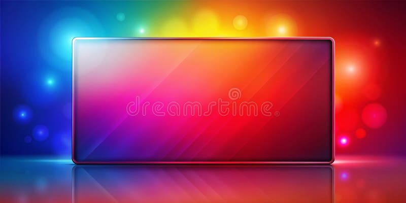 Abstract Bright Gradient Colors Background, Red Blurry Backdrop, Blank ...