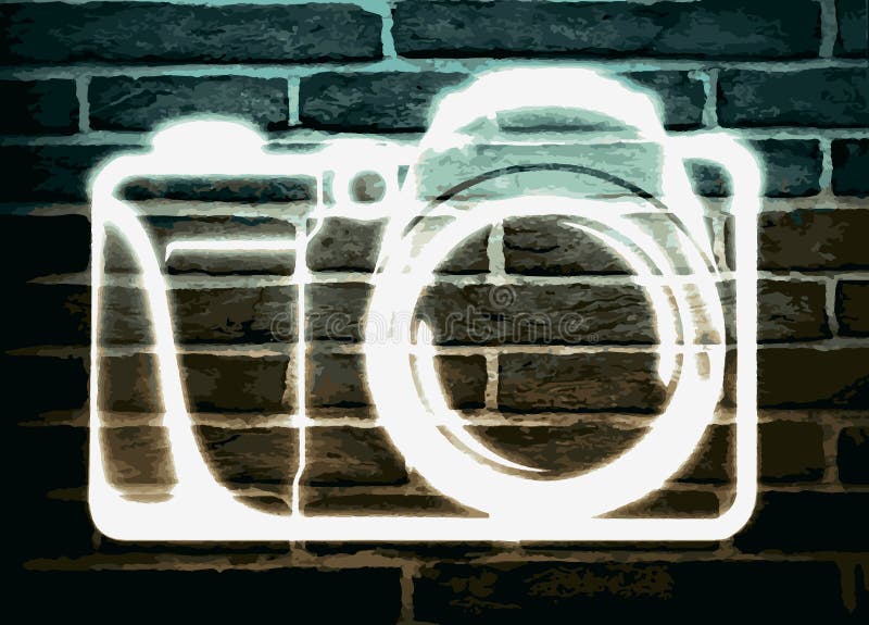 Bright Graffiti on the Background of a Brick Wall. Stock Illustration ...