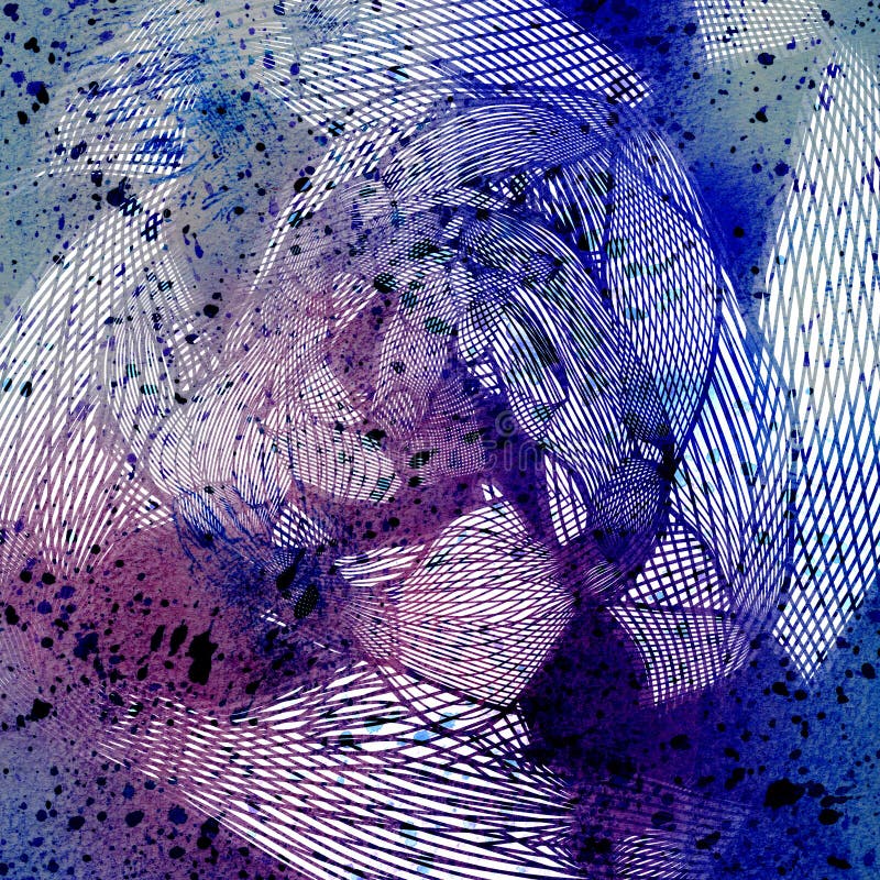 Bright Graphics Multicolored Waves Abstraction Stock Illustration ...