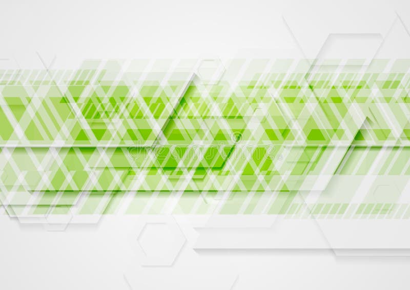 Bright Green Abstract Technology Background Stock Vector - Illustration ...