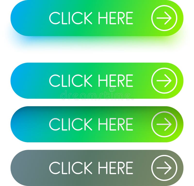 Click here button. stock vector. Illustration of internet - 14957087