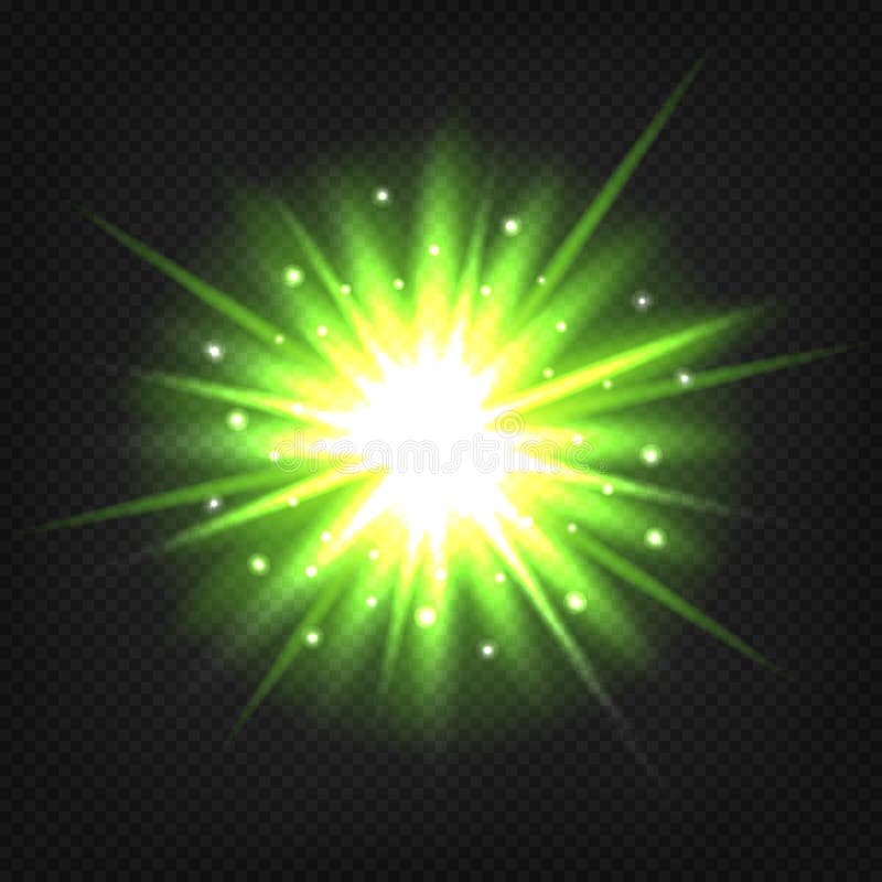 Bright green explosion stock vector. Illustration of halo - 82646045