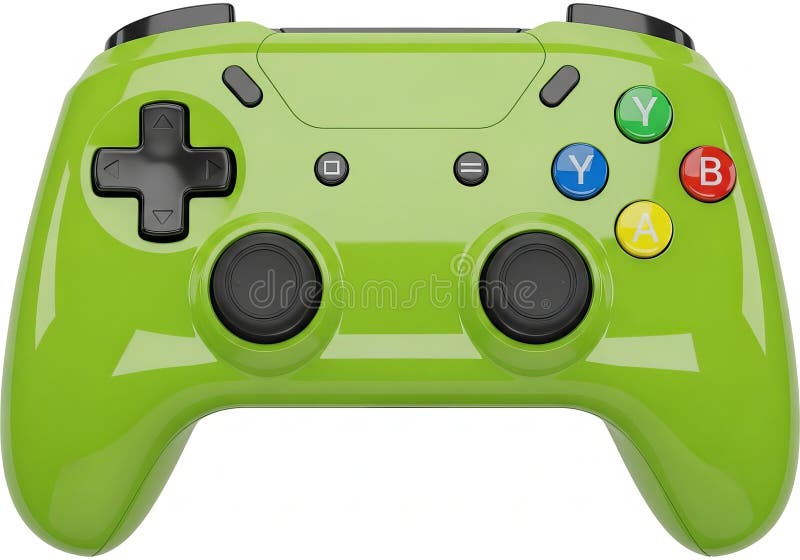 Bright Green Gaming Controller Stock Illustrations – 418 Bright Green ...