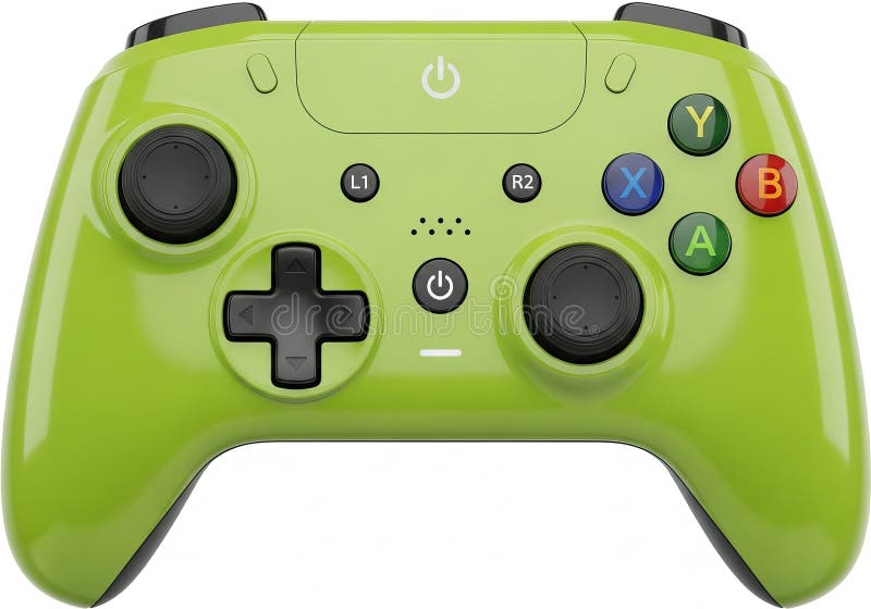 Bright Green Gaming Controller Stock Illustrations – 418 Bright Green ...