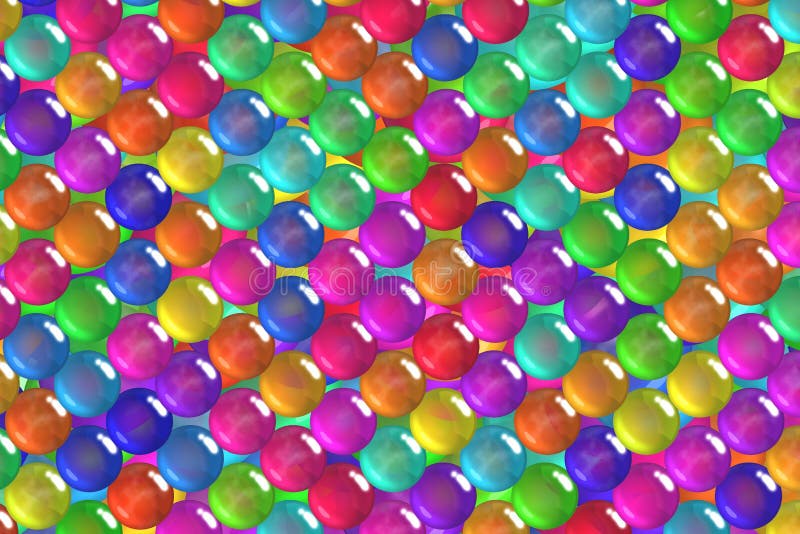 Bright Green Glass Balls Tiling Theme Stock Illustration - Illustration ...