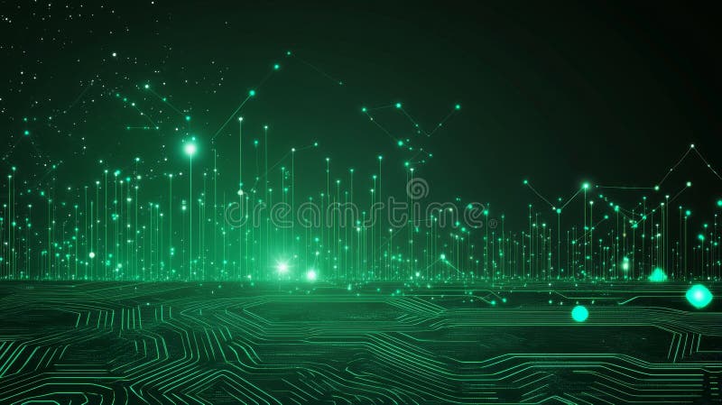 Bright Green Neon Lines Generate a Dynamic and Forward-thinking ...