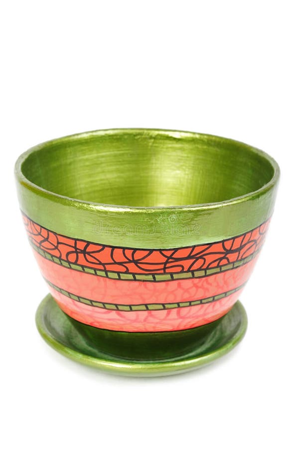 Native American Indian Pottery on Wood Shelf Stock Photo - Image of ...