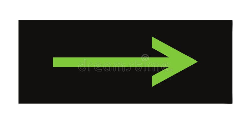 Green Right Arrow Sign Stock Illustrations – 8,563 Green Right Arrow ...