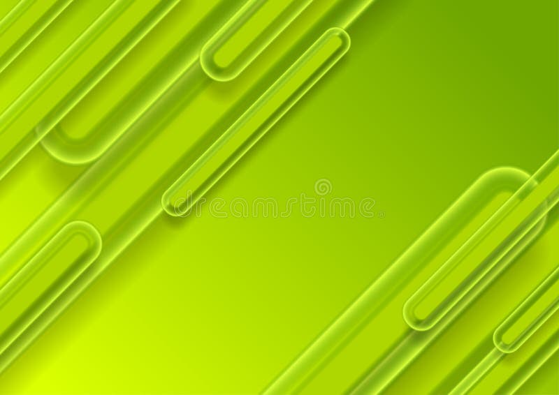 Bright Green Smooth Stripes Geometric Abstract Background Stock Vector ...