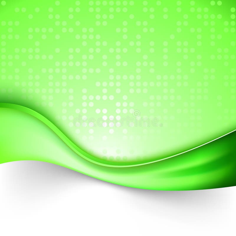 Green Swoosh stock vector. Illustration of curved, futuristic - 22042543
