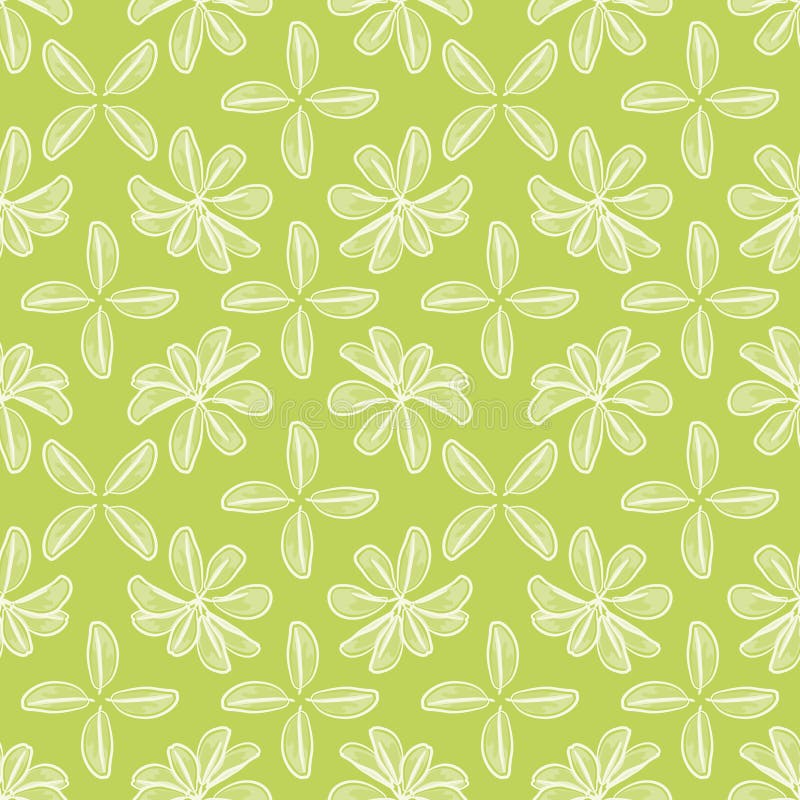 Leaflets seamless pattern stock vector. Illustration of tile - 46389540